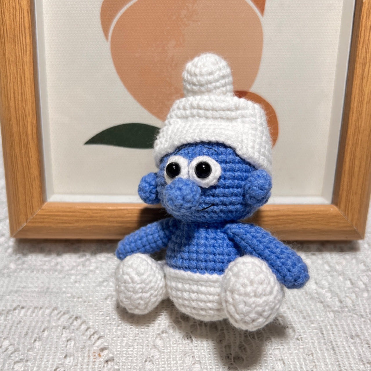 Baby Smurf Keychain – Daisy Handmade Crafts